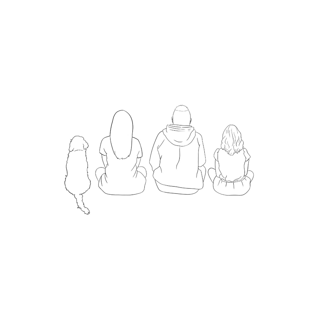 Family Portrait - Digital – I am Cartoonified