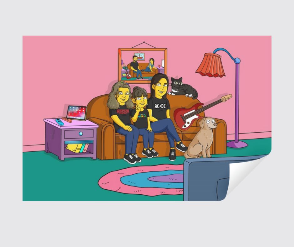 Simpsonify Cartoon - Poster – I am Cartoonified