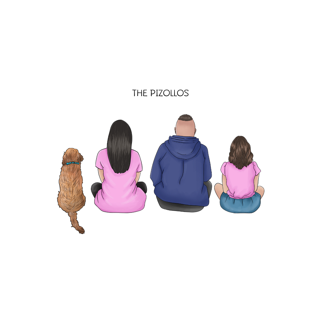 Family Portrait - Digital – I am Cartoonified