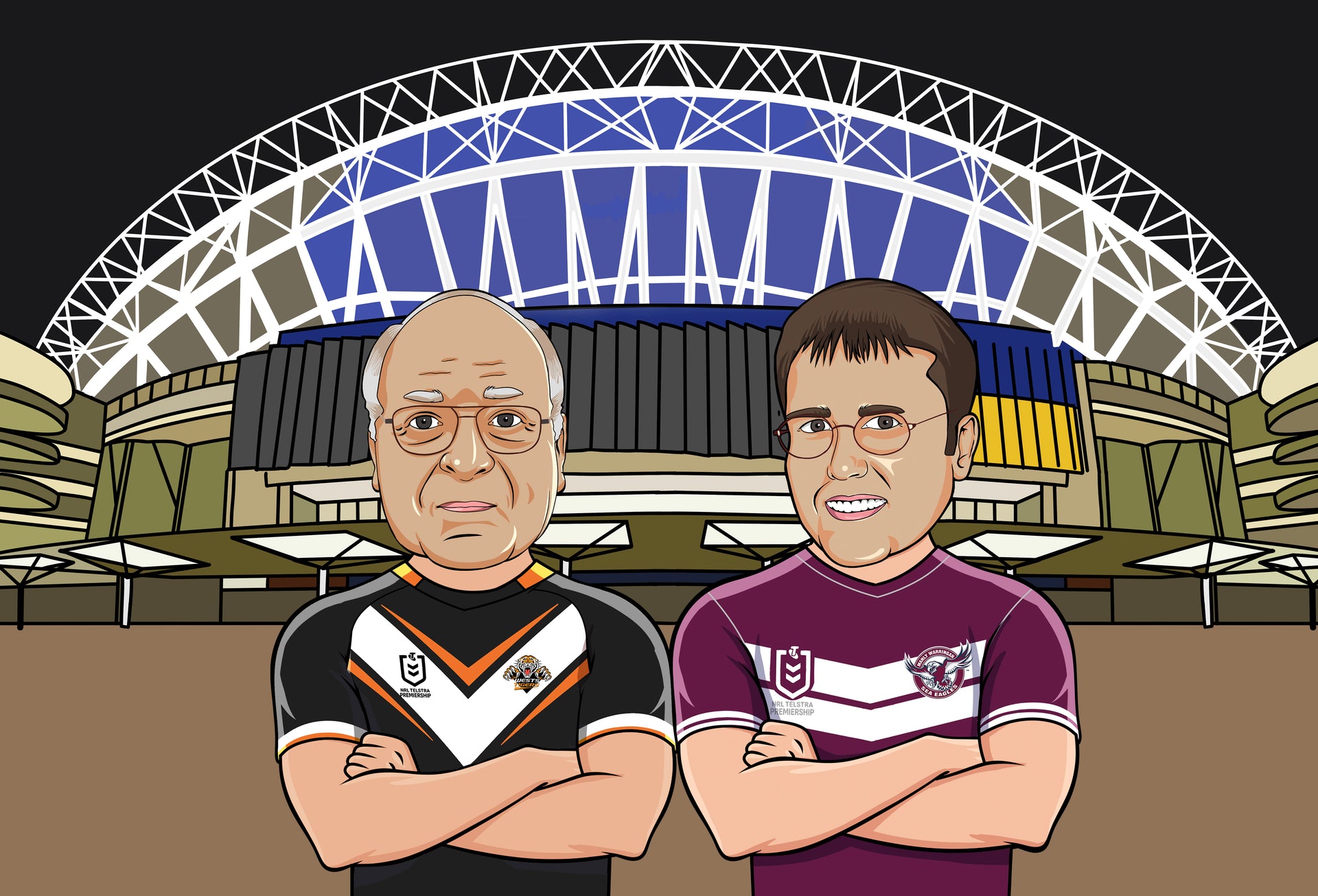 NRL Cartoon - Canvas – I am Cartoonified