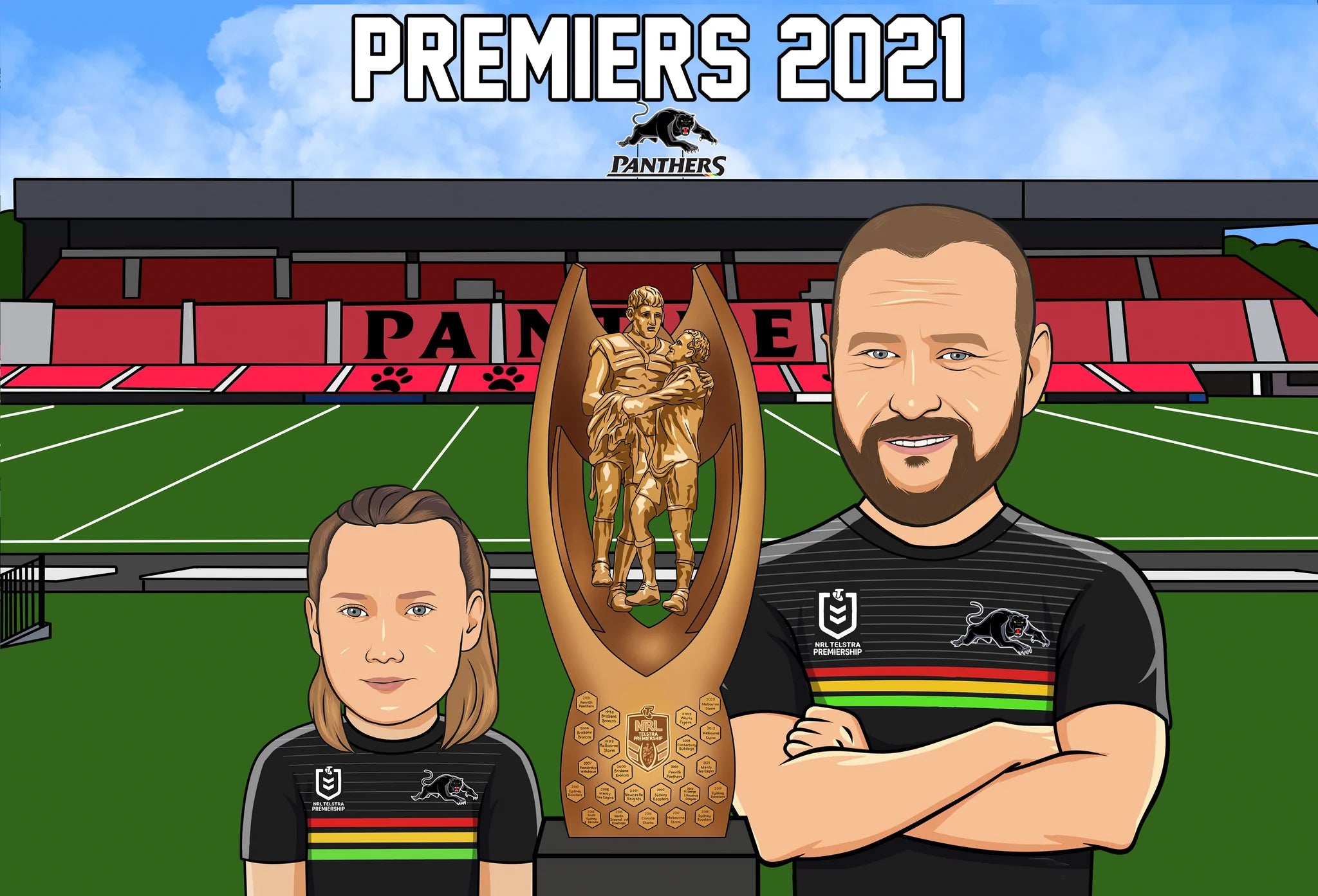 NRL Cartoon Premiership - Digital File – I am Cartoonified