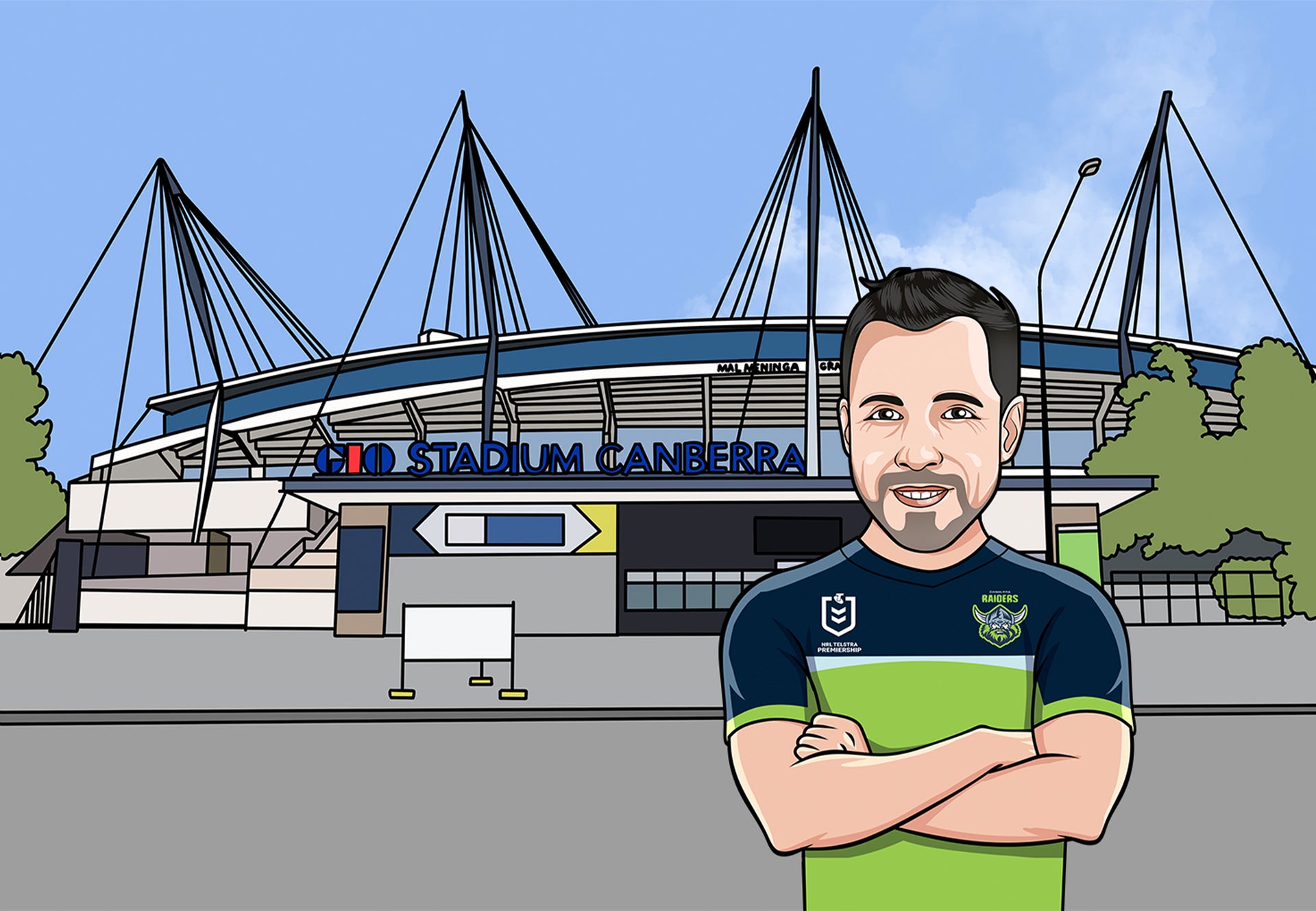 NRL Cartoon - Canvas – I am Cartoonified