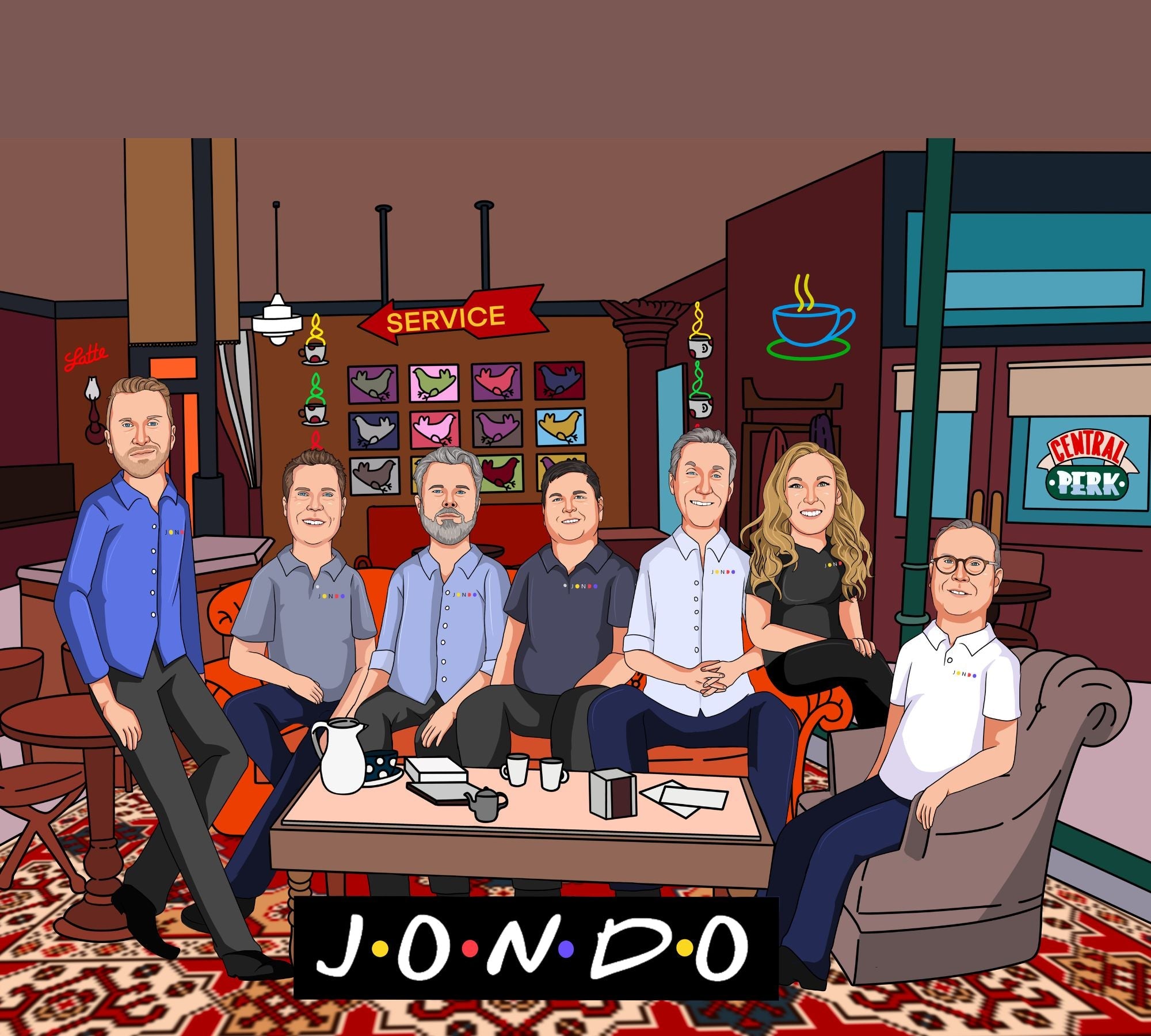 Friends Digital File – I am Cartoonified