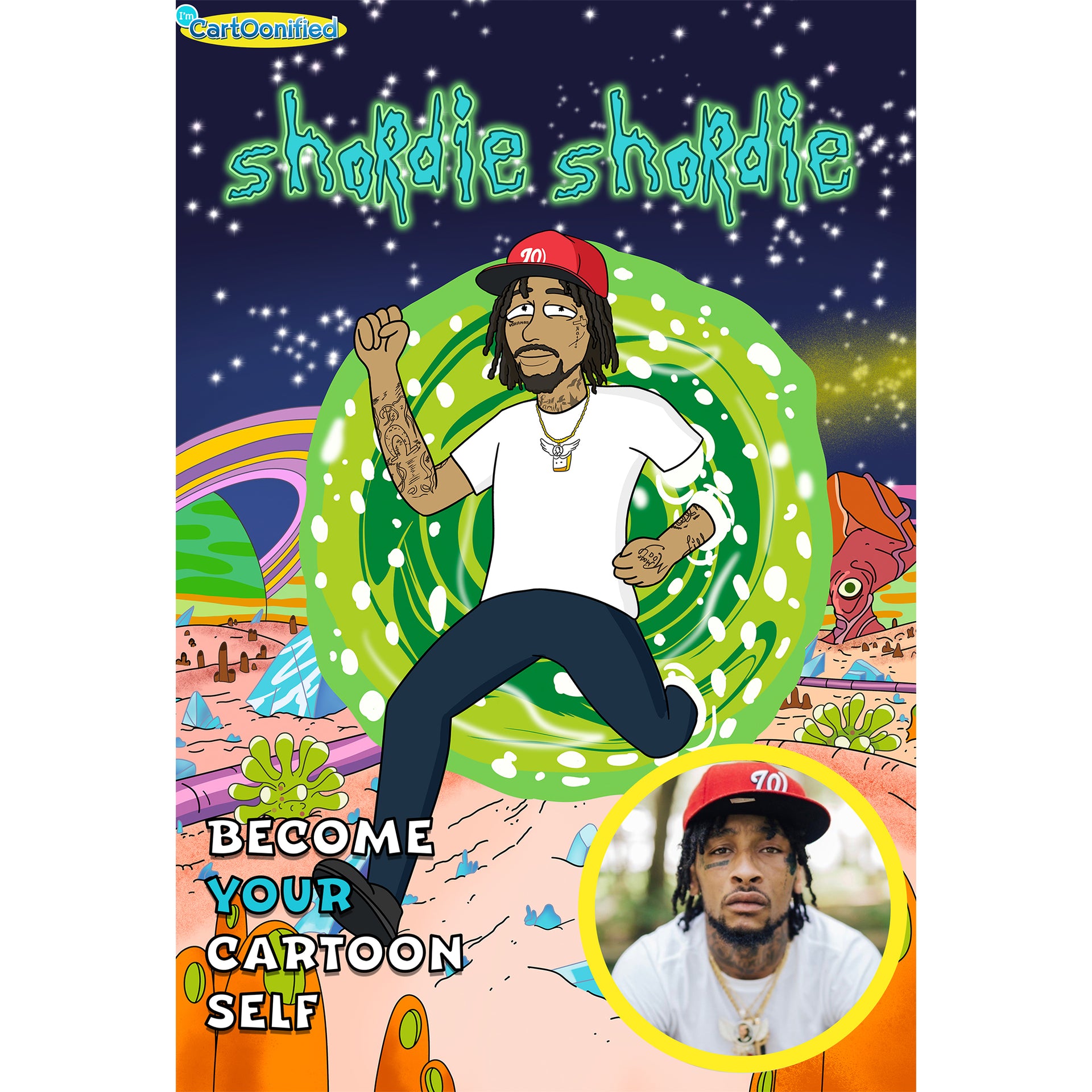 Rick & Mortify - Canvas – I am Cartoonified