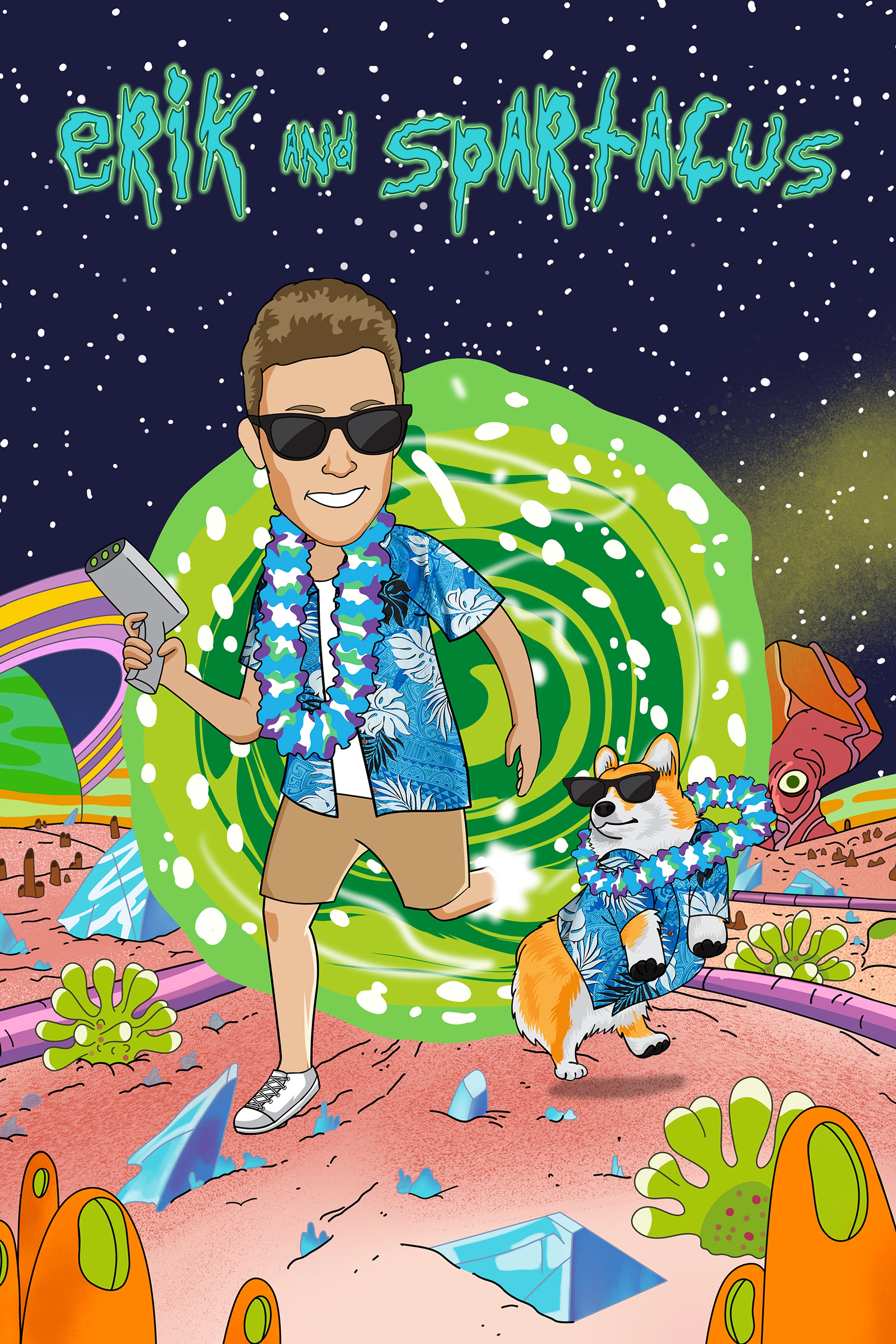 Rick & Mortify - Canvas – I am Cartoonified