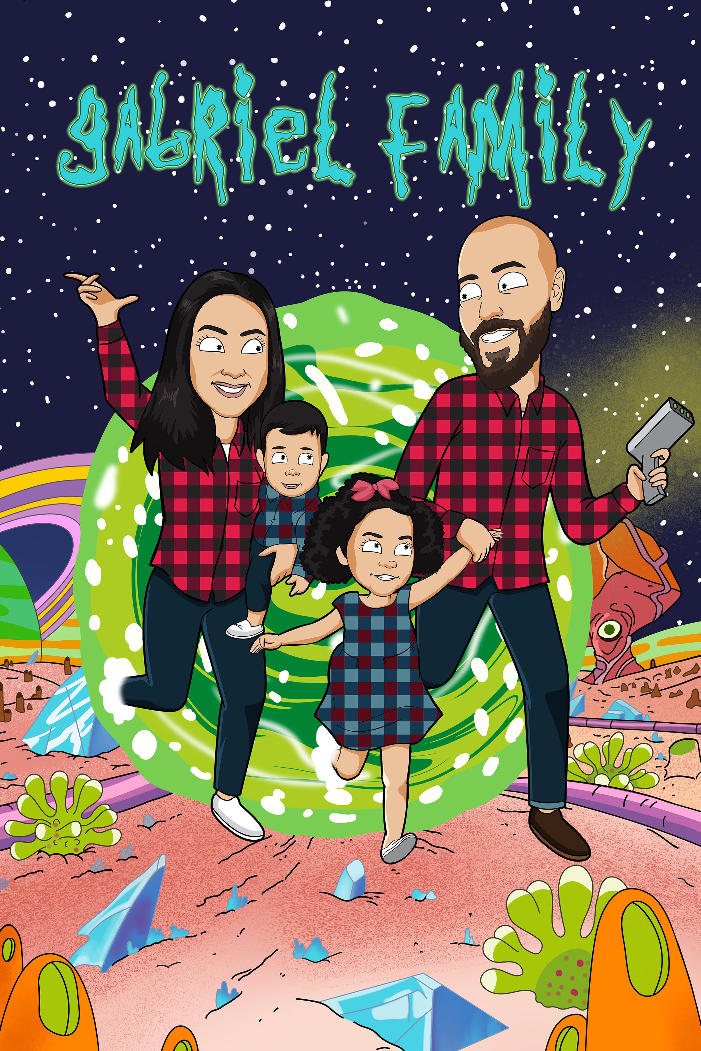 Rick & Mortify - Canvas – I am Cartoonified