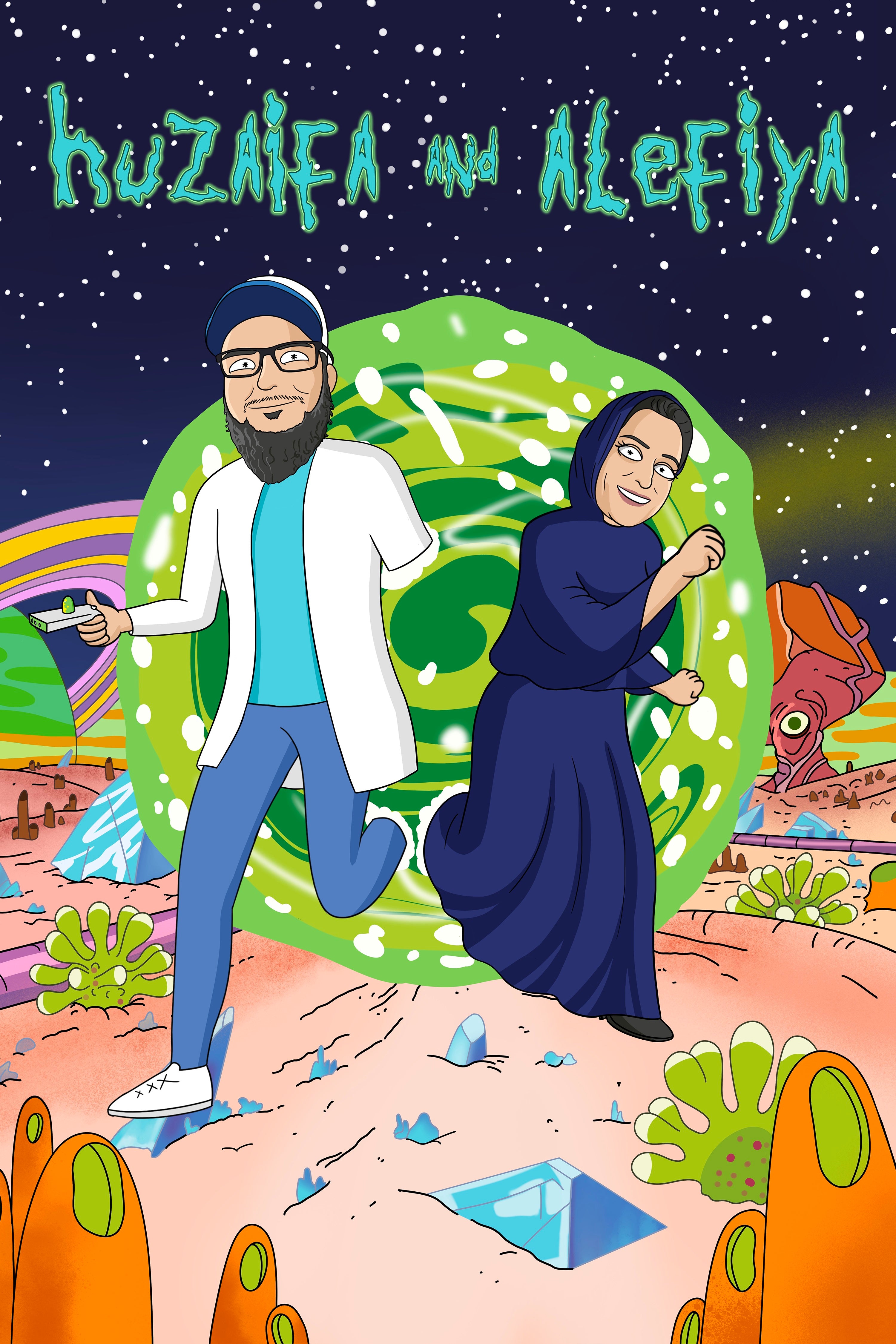 Rick & Mortify - Canvas – I am Cartoonified